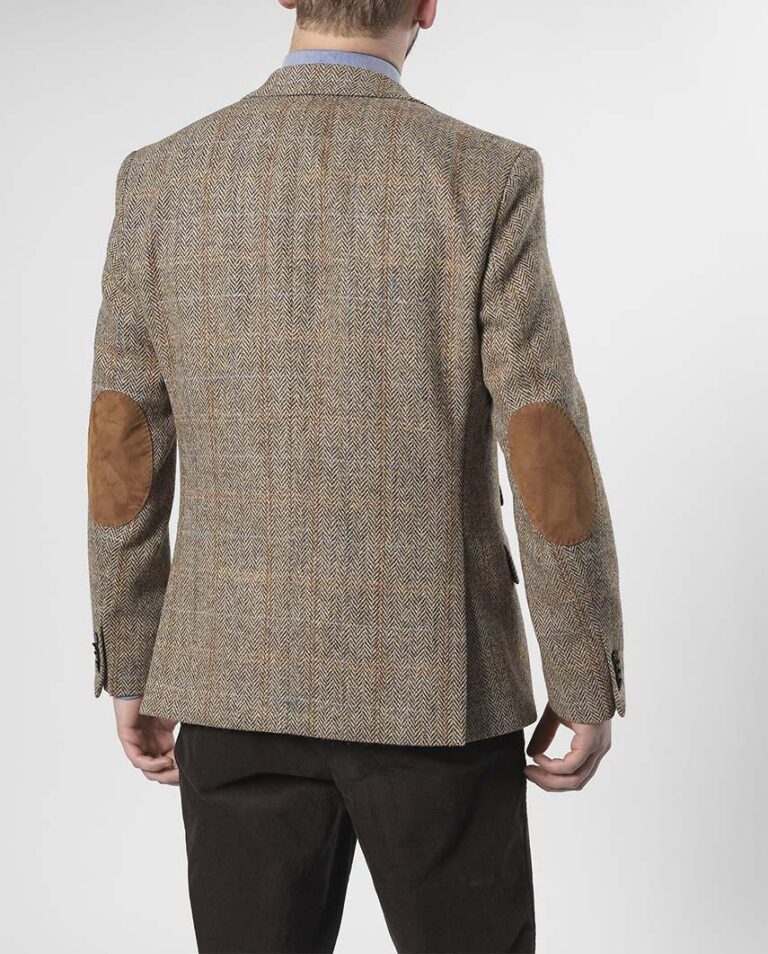 Harris Tweed Sakko “London“ In Sand Herringbone – Harris Tweed Shop