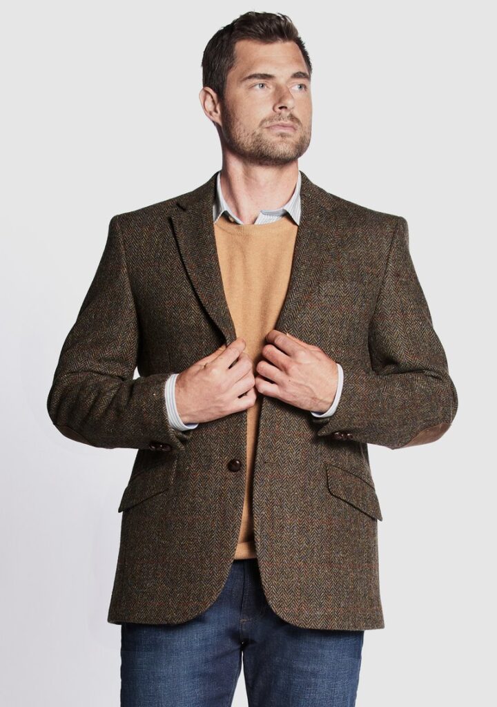 Harris Tweed Sakko, Patrick Jacket – Brown – Harris Tweed Shop