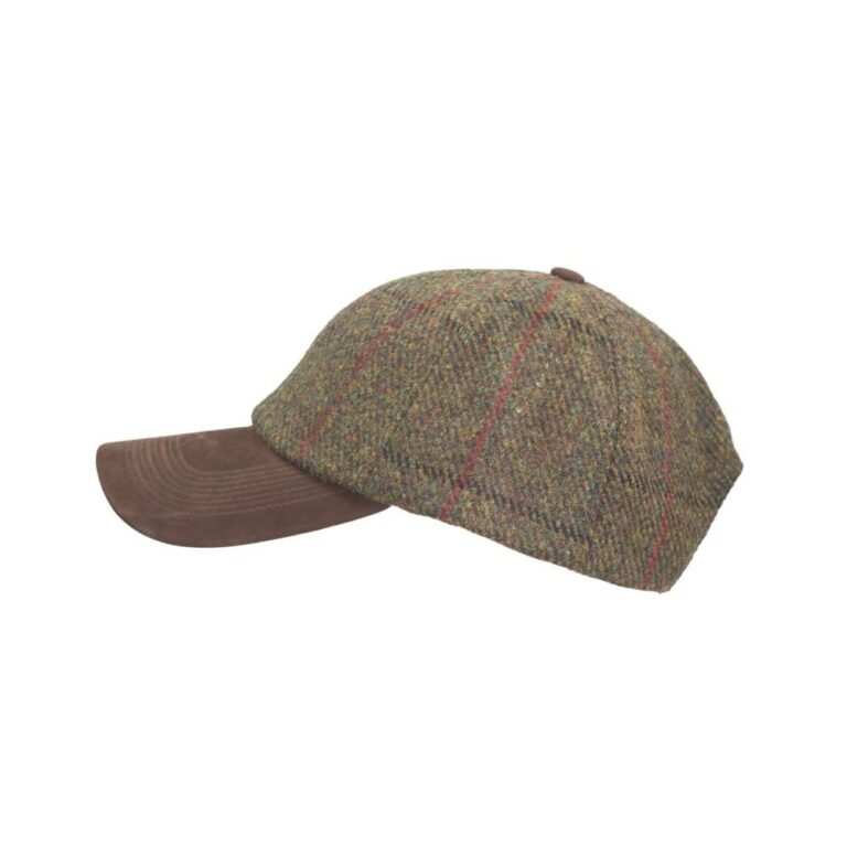 Harris Tweed Cap,Green 633 – Harris Tweed Shop