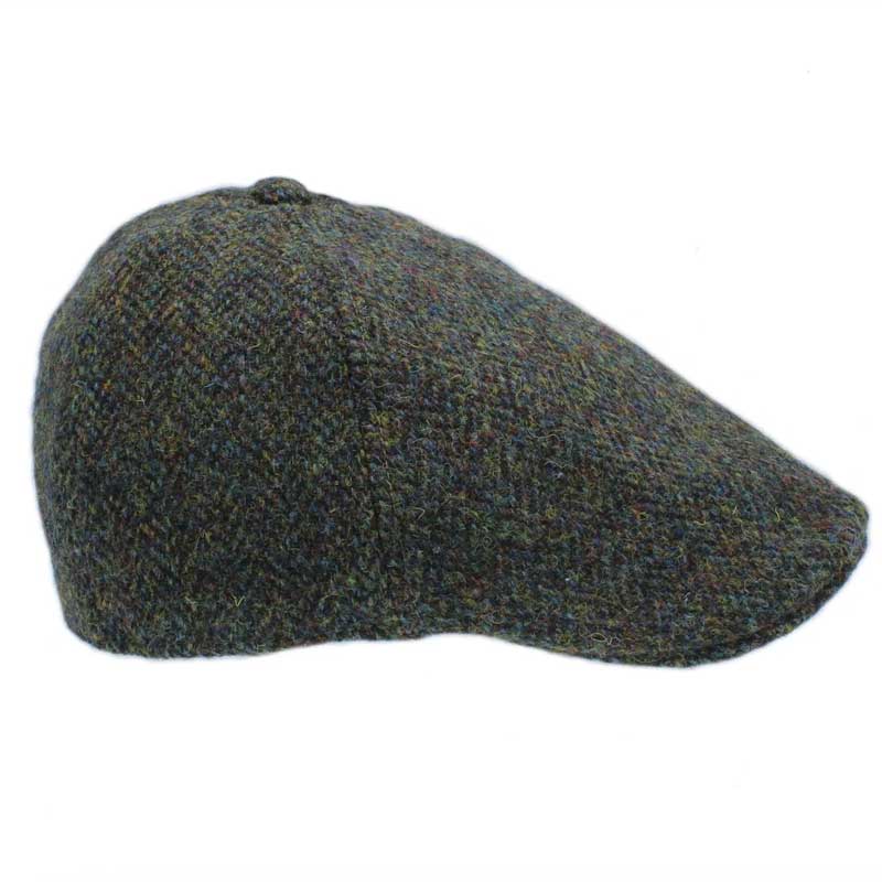 Harris Tweed Duckbill 6-teilige Cap Mallaig Forest – Harris Tweed Shop